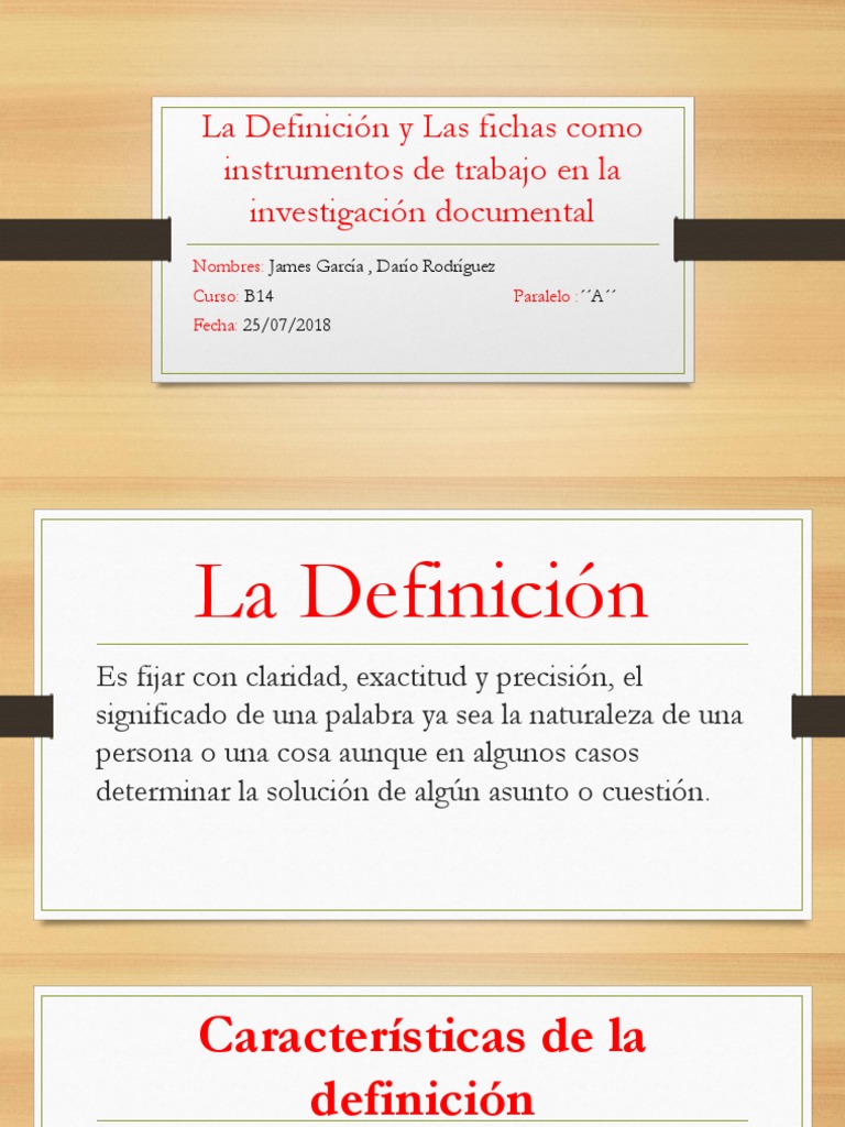 La Ficha Informativa | PDF | Definición | Teoría