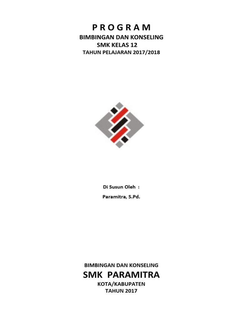 Contoh Program BK SMK Sesuai Pop BK Kelas 12 | PDF