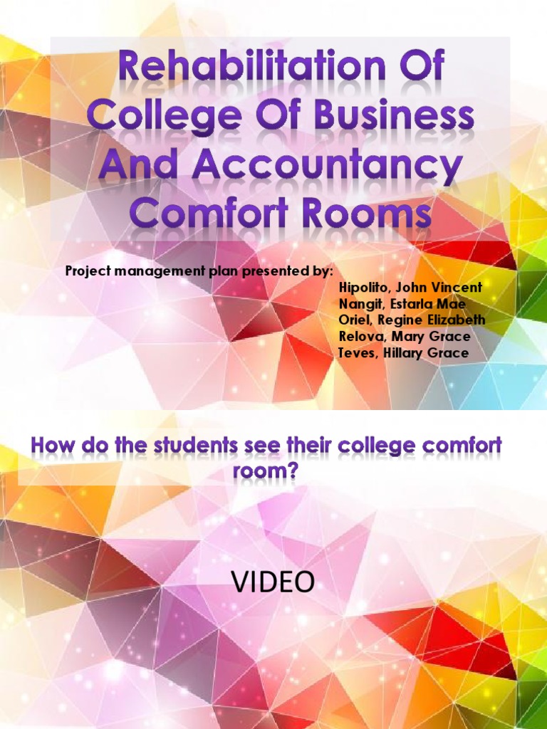 Project Management Plan Presented By: Hipolito, John Vincent Nangit, Estarla Mae Oriel, Regine ...