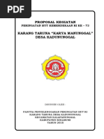 Contoh Proposal 17 Agustus Tingkat RT | PDF | Perjalanan