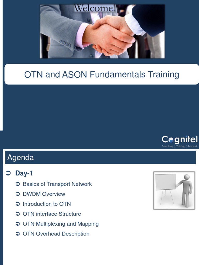 OTN ASON Fundaments | PDF | Wavelength Division Multiplexing | Multiplexing