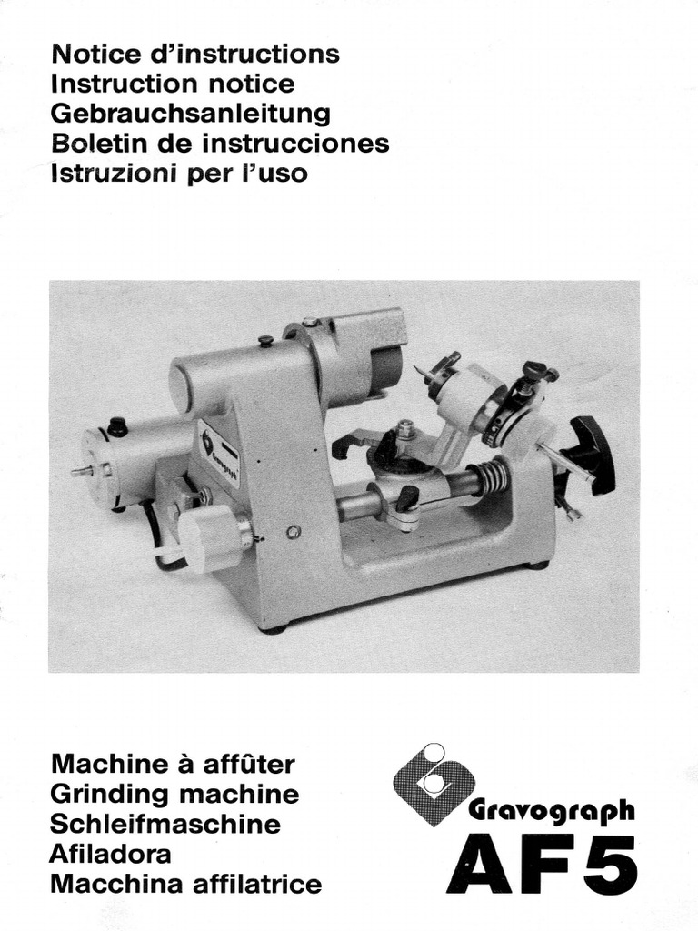 Gravograph AF5 PDF | PDF