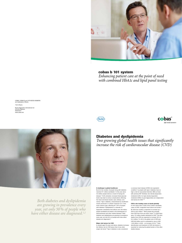 Cobas b101 PDF | PDF | Glycated Hemoglobin | Cardiovascular Diseases