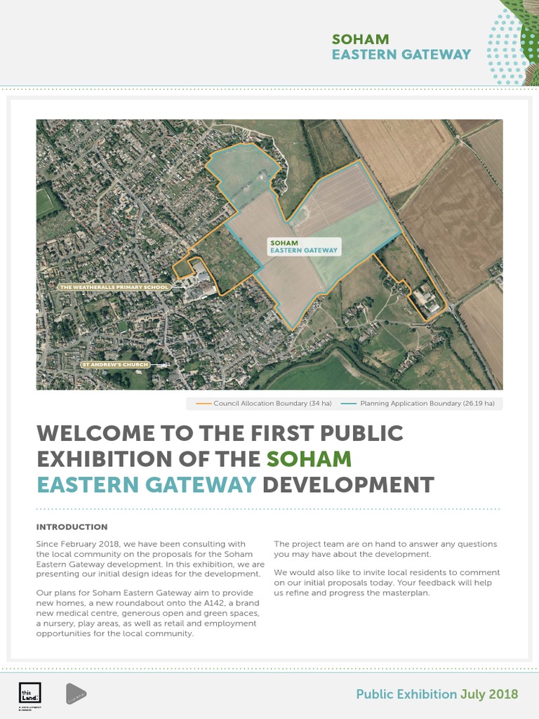 Soham Eastern Gateway Public Exhibition Boards | PDF | Cambridge | Business