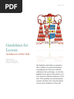 Lector Training Manual | PDF | Eucharist | Liturgy