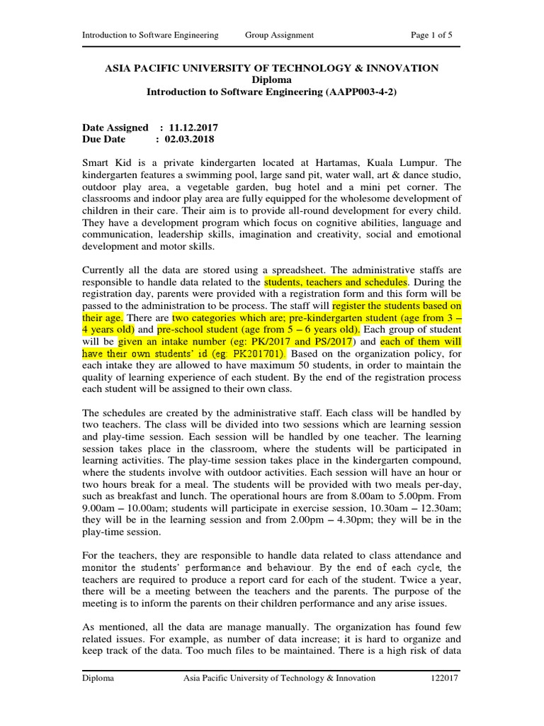 ISWE Assignment Question | PDF | System | Teachers