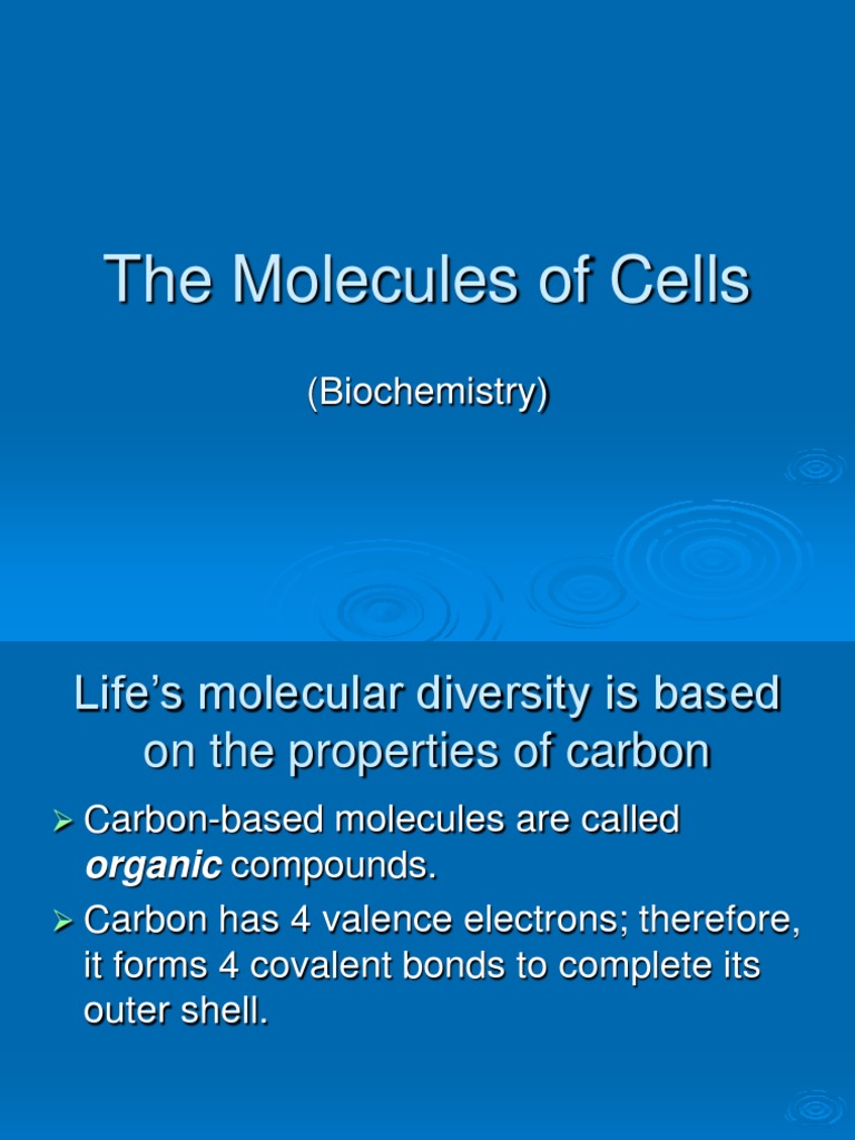 Carbon and Functional Groups | PDF | Wellness | Science & Mathematics