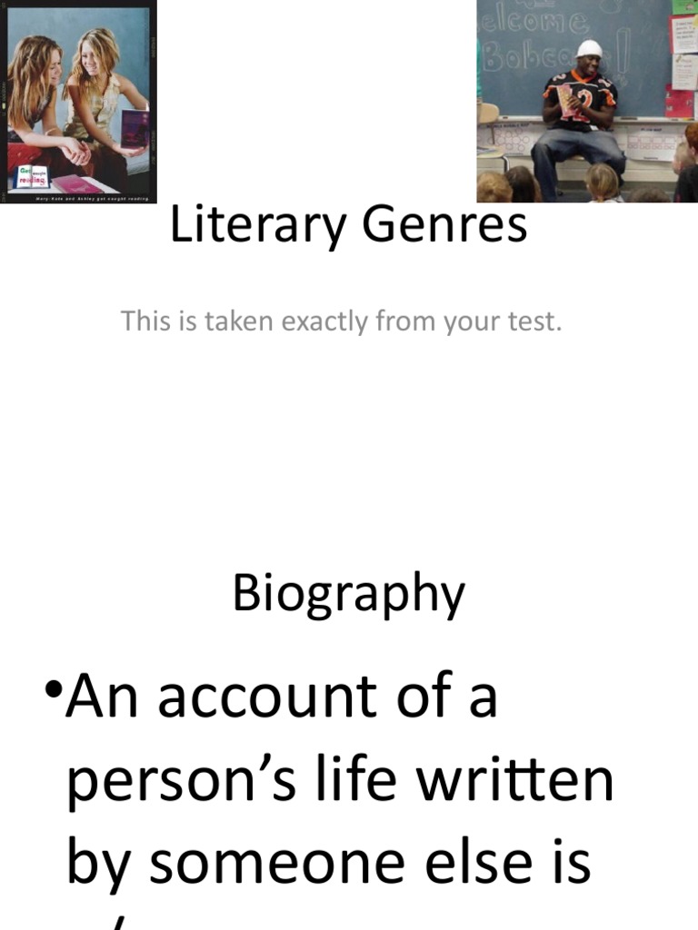 Literary Genres Test Prep Online | PDF | General Fiction