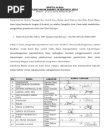 Contoh Berita Acara Kehilangan Barang | PDF