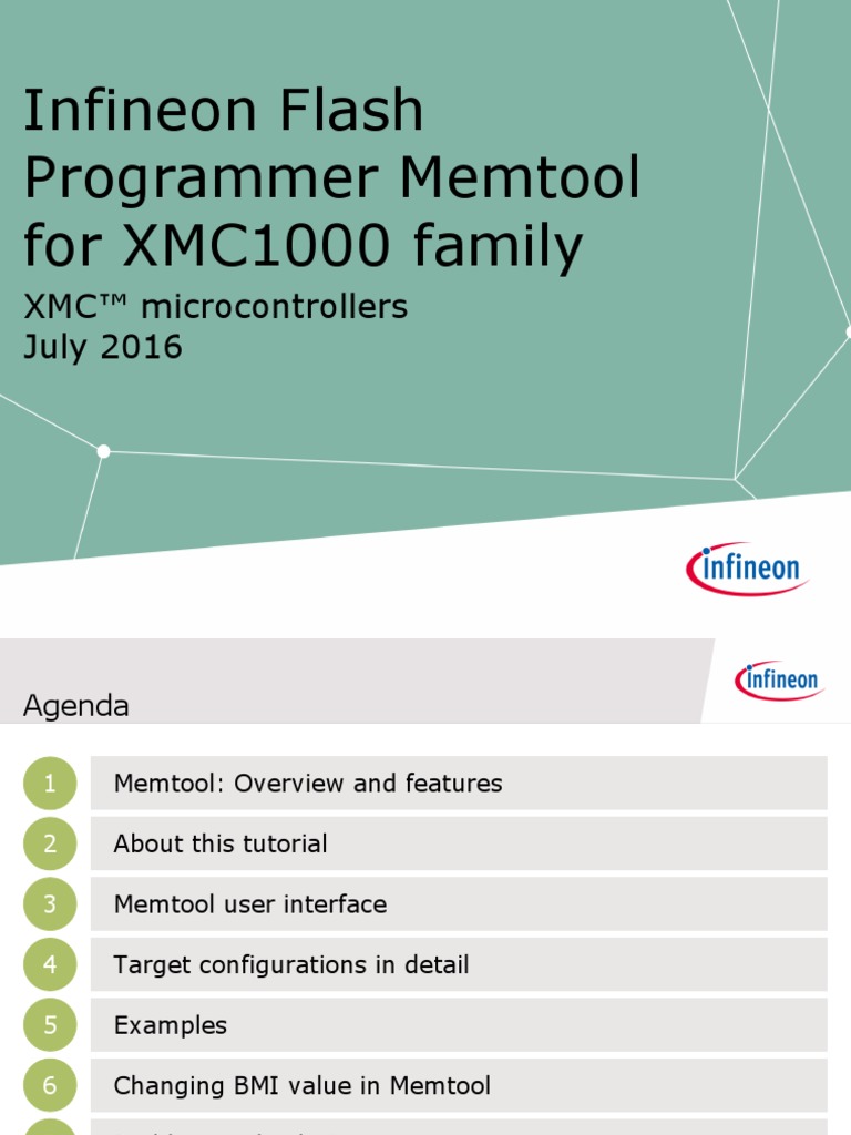 Infineon TOOL Tutorial Memtool XMC1 TR v01 00 en | PDF | Booting | Computer Hardware