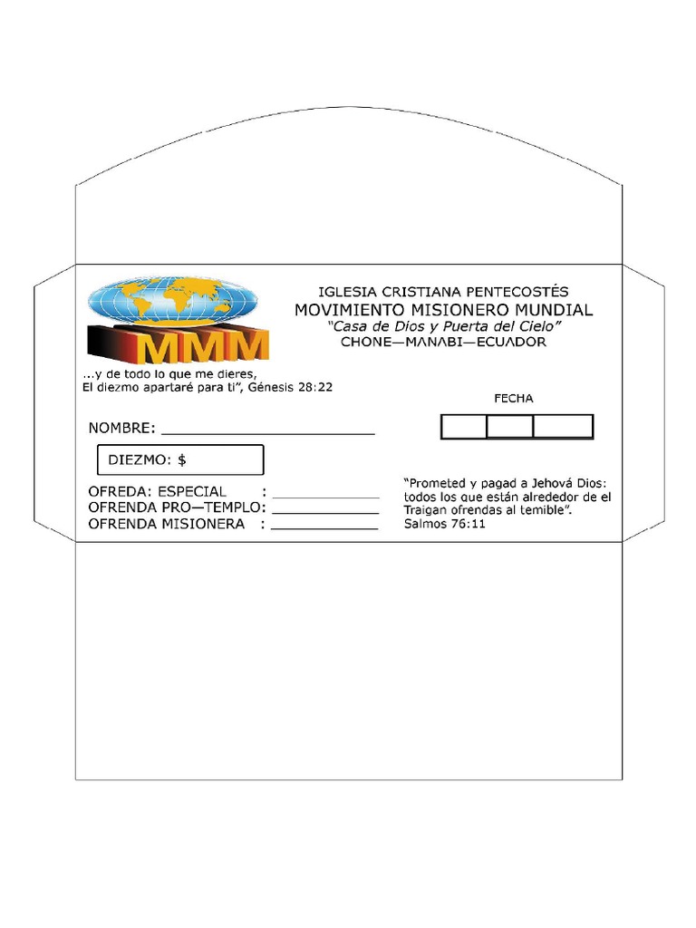 Plantilla Sobres | PDF