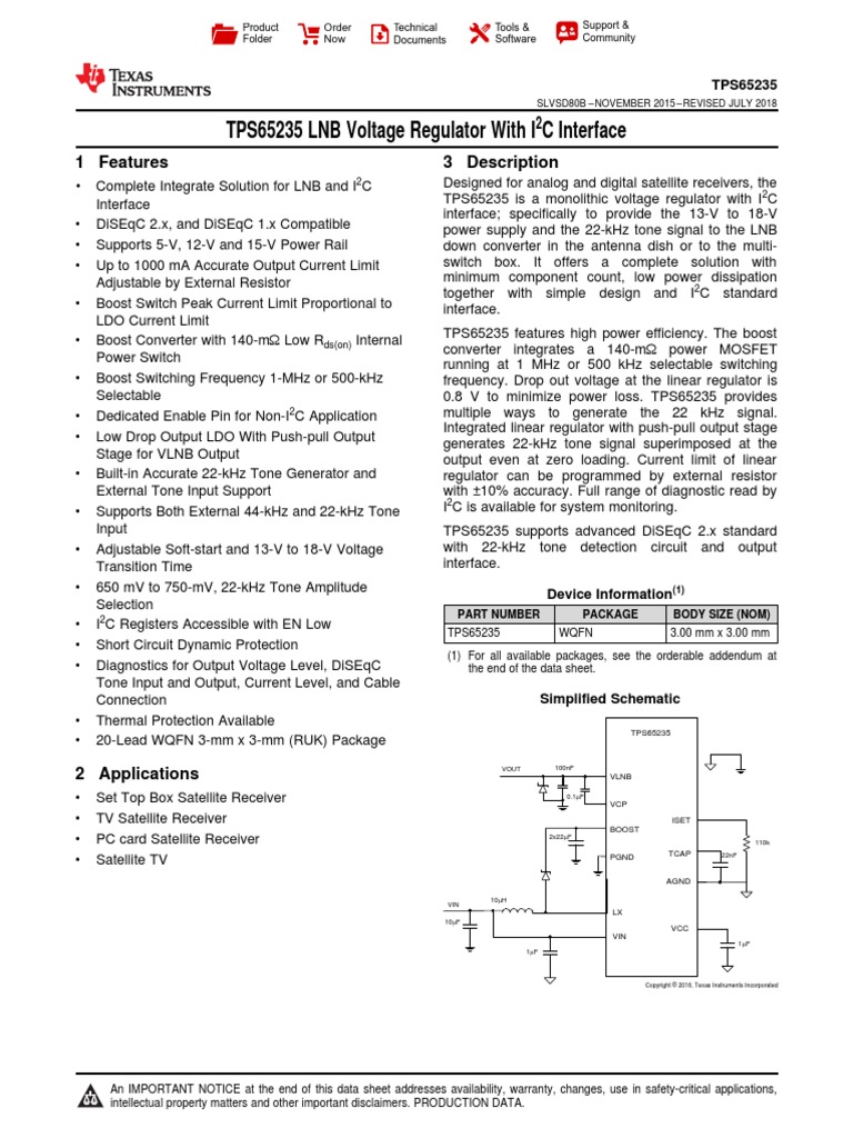 Tps 65235 | PDF | Power Supply | Electrostatic Discharge