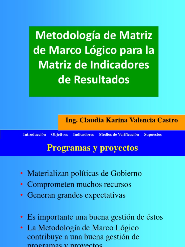 Ejemplo de Matriz de Marco Logico | PDF | Peatonal | Semáforo