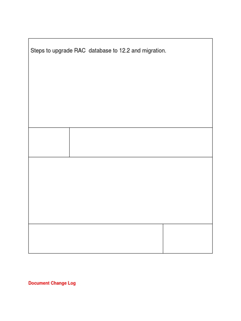 Steps To Migratge RAC Database From 12.1 To 12.2 - Volume 1 | PDF ...