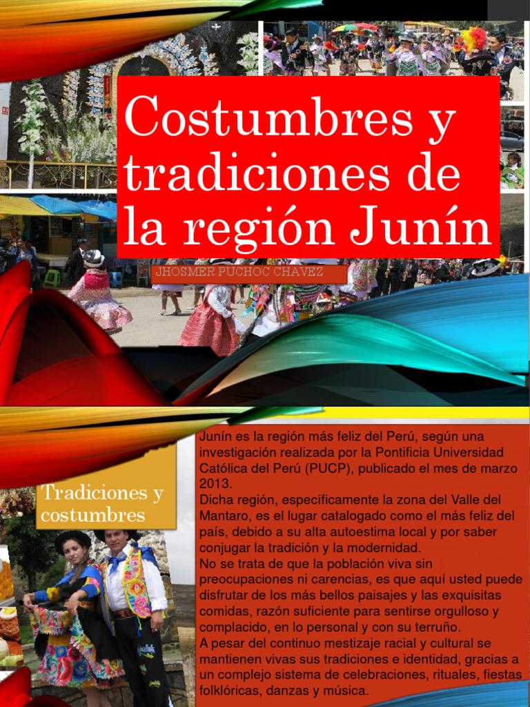 Tradiciones y Costumbres en Junin | PDF | Carnaval