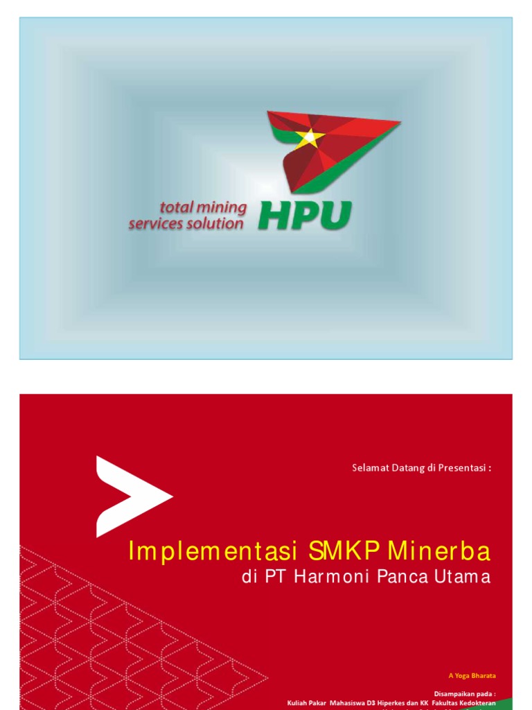 SMKP Minerba Implementation at PT HPU | PDF