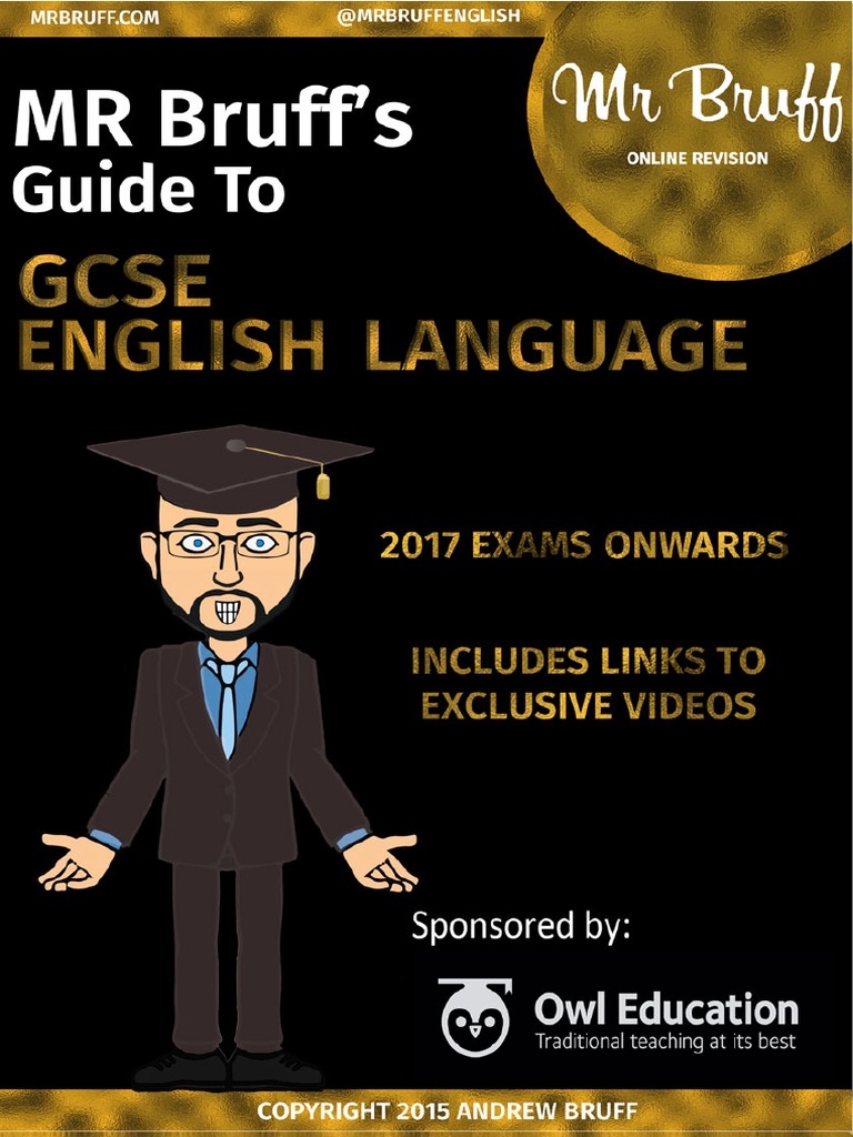 MR Bruffs Guide To 2017 English Language Latest Edition 3 | PDF ...