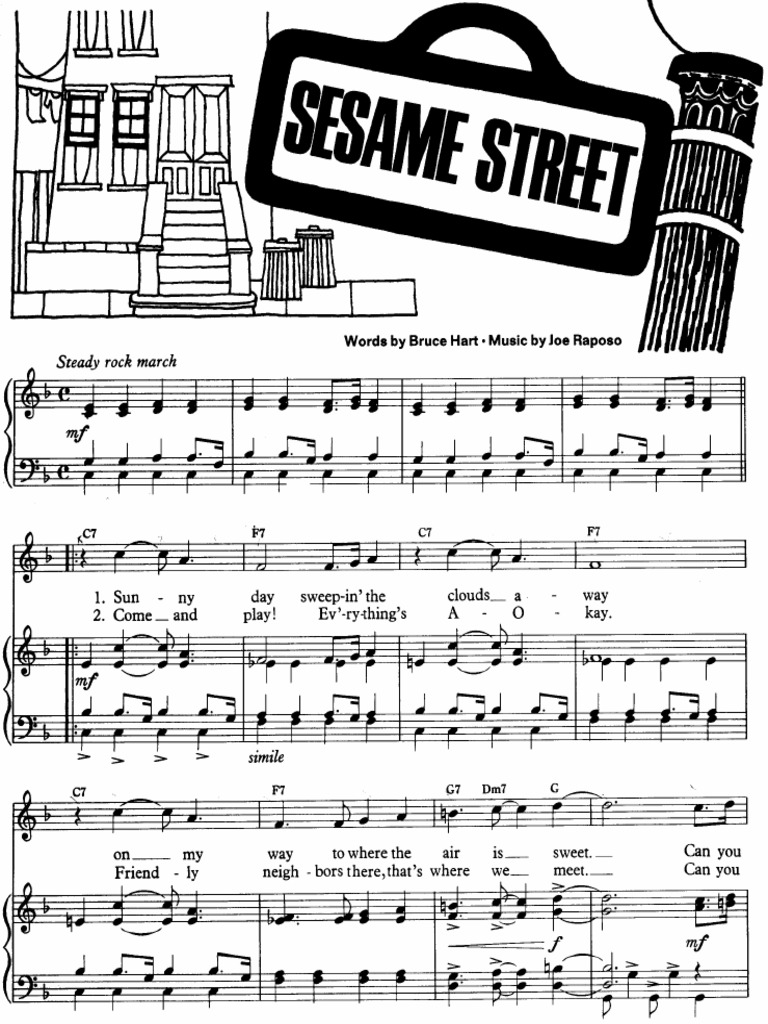 Sesame Street Theme Song PDF | PDF