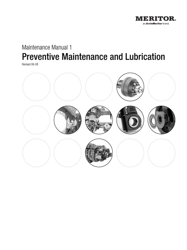 Meritor Preventive Maintenance Manual | Download Free PDF | Motor Oil ...