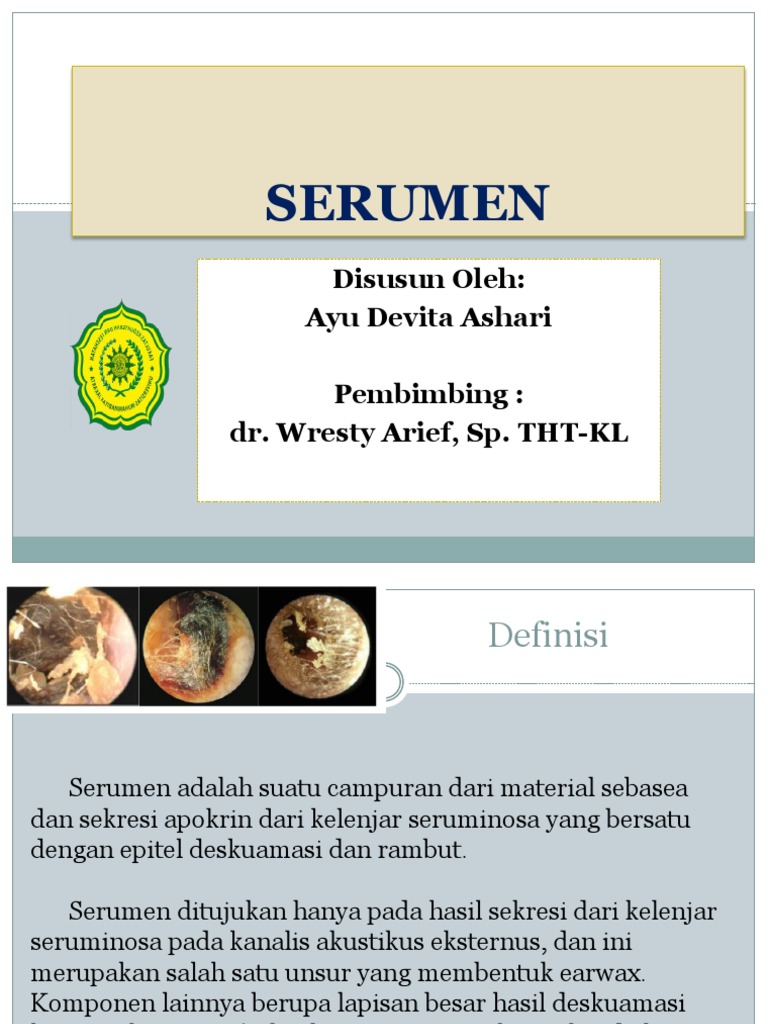 Serumen | PDF