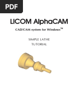Alphacam Manual | PDF | Machining | Command Line Interface