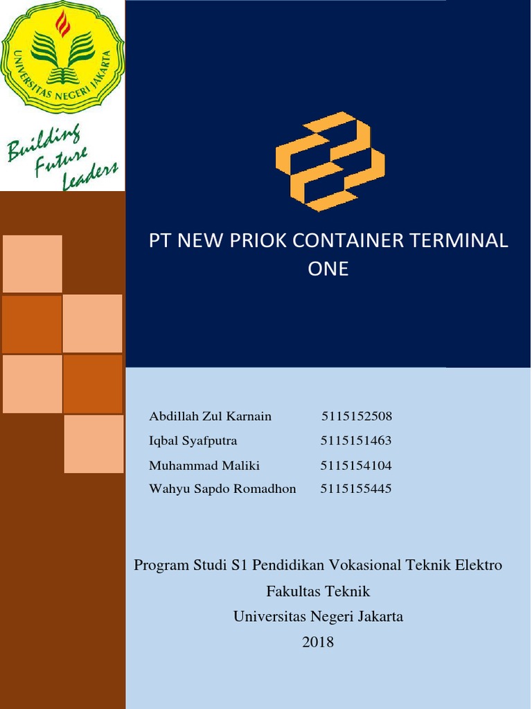 Proposal Kerja Praktek PT New Priok Container Terminal One | PDF