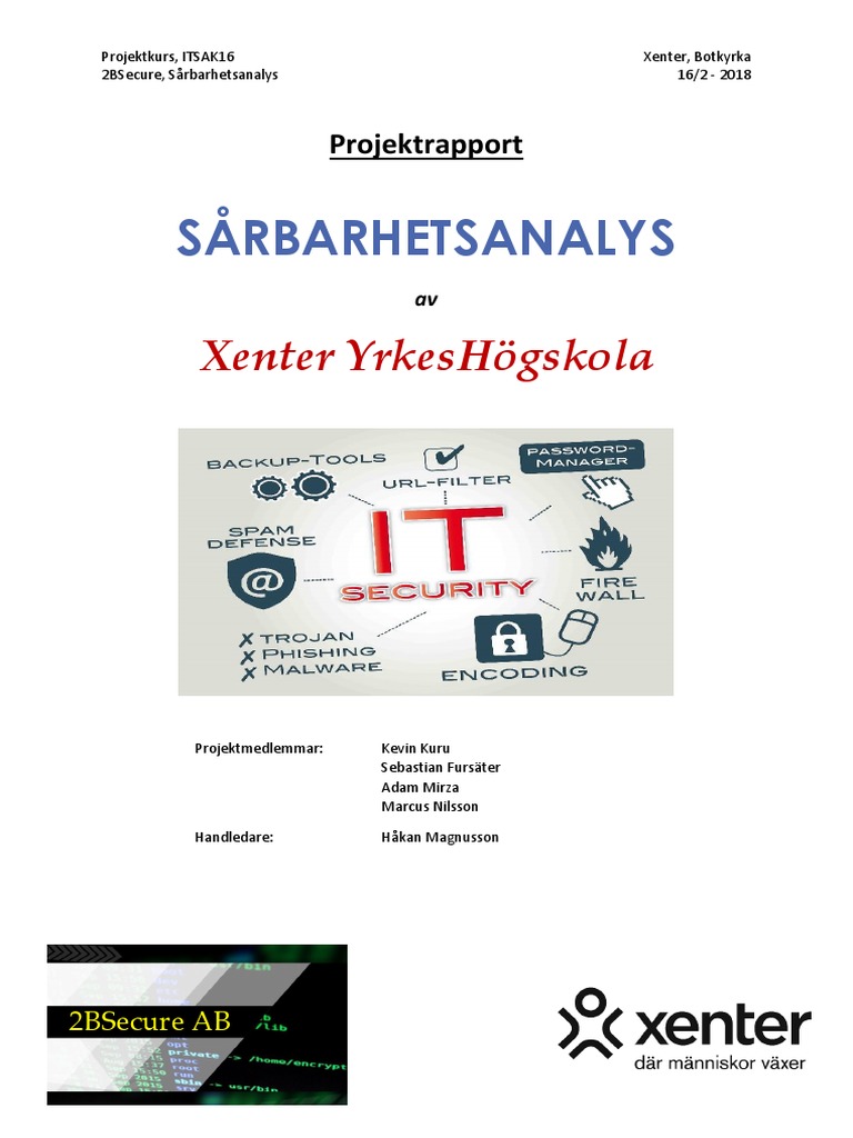 Adam Mirza - Sårbarhetsanalys | PDF