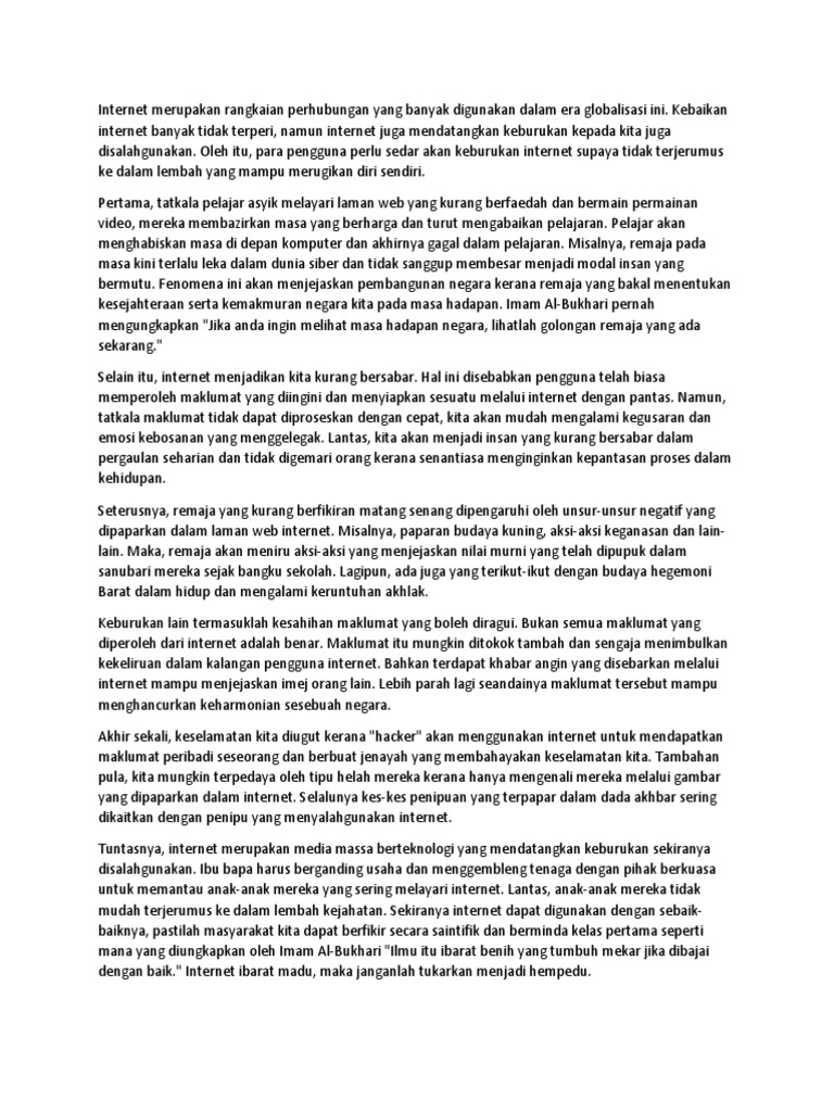 KARANGAN Untuk BM Lisan | PDF