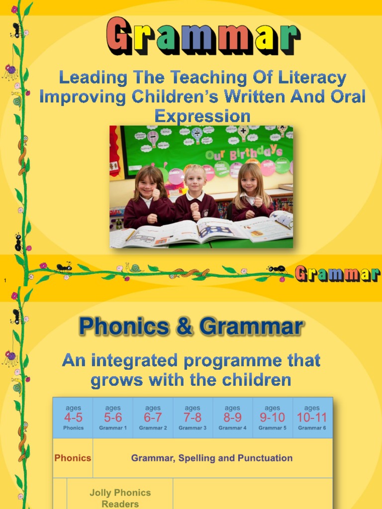 Jolly Phonics Phonics & Grammar Program | PDF | Phonics | Linguistic ...