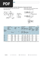 JIS B 0202 Parallel Pipe Thread Dimensions | PDF | Applied And ...