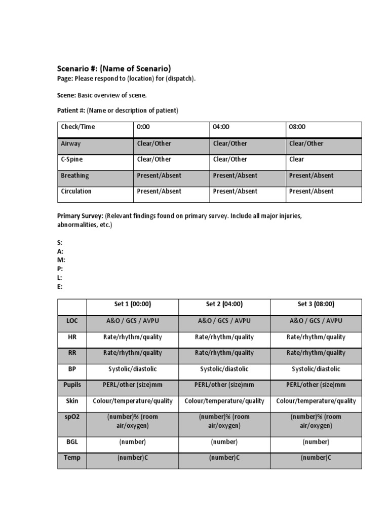 Competition Scenario Template | PDF | Teaching Methods & Materials
