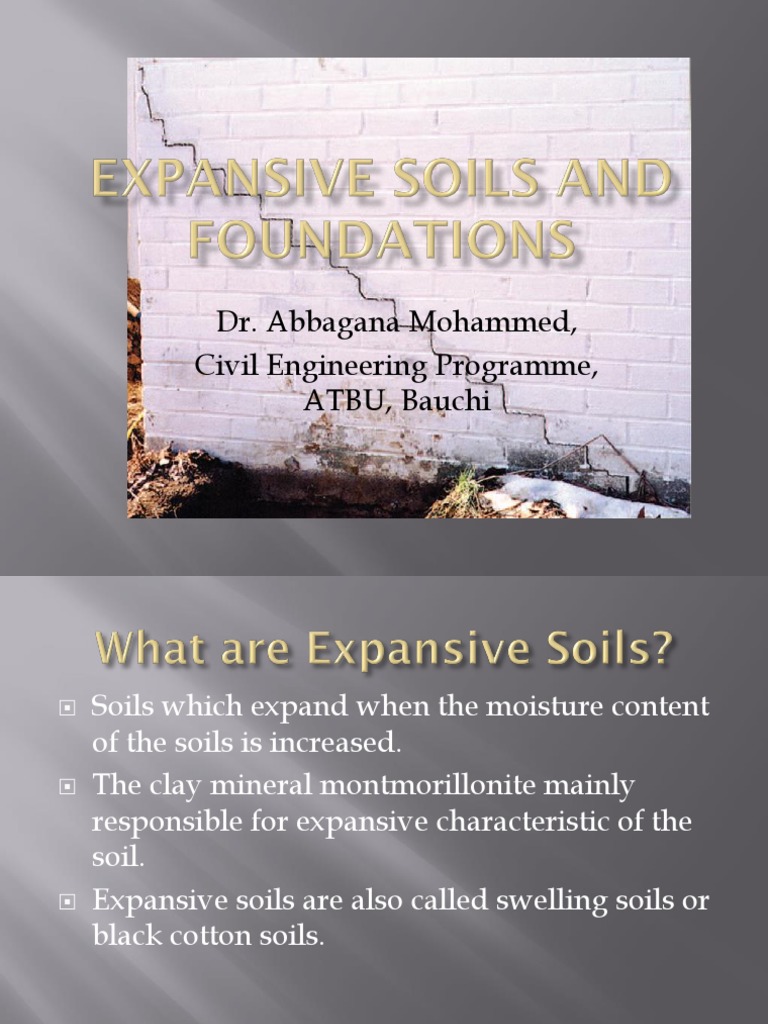 Understanding Expansive Soils and Foundations | PDF | Soil | Agriculture