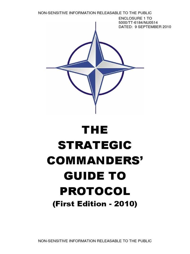 Protocol - Guide. NATO (Otan) . | PDF | Nato | Military Organization