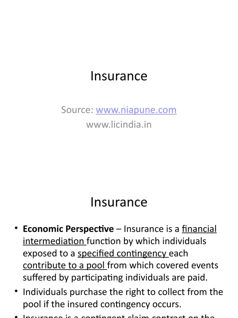 Insurance: Source: WWW - Licindia.in | PDF | Life Insurance | Annuity ...
