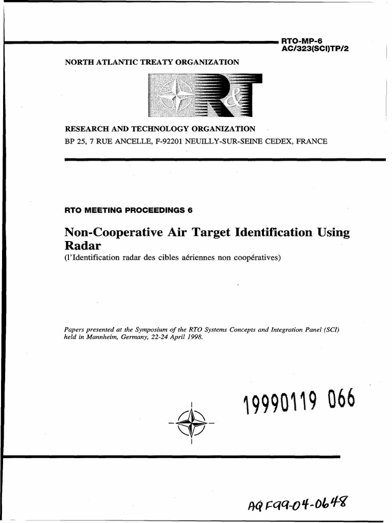 NCTR | PDF | Radar | Nato