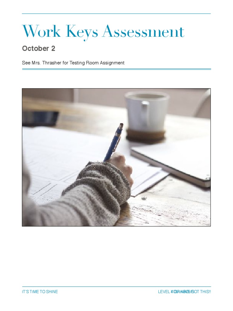Work Keys Assessment: October 2 | PDF