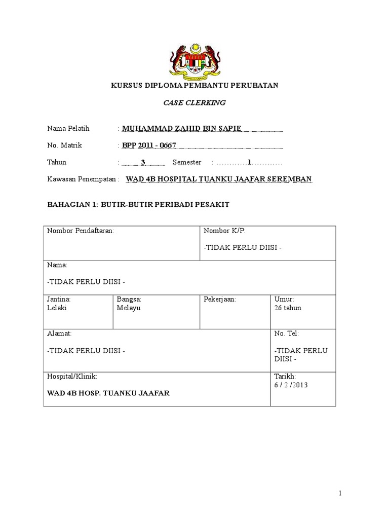 Case Clerking Wad Ortho | PDF