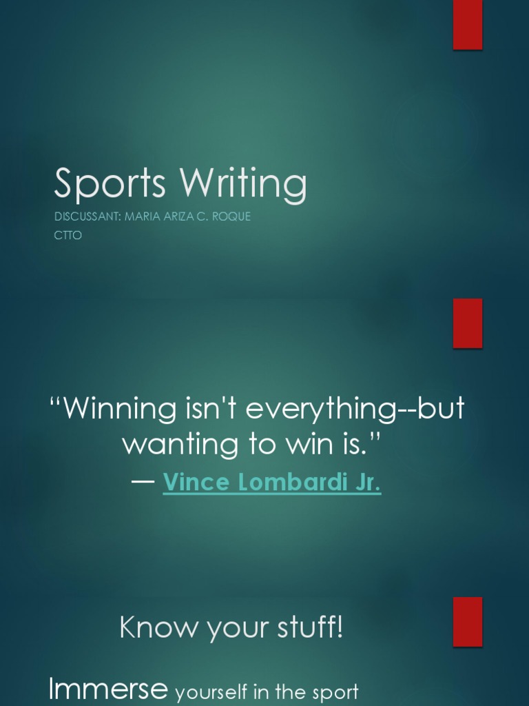 Campus Journalism Training | PDF | Sports | Sports Organisations