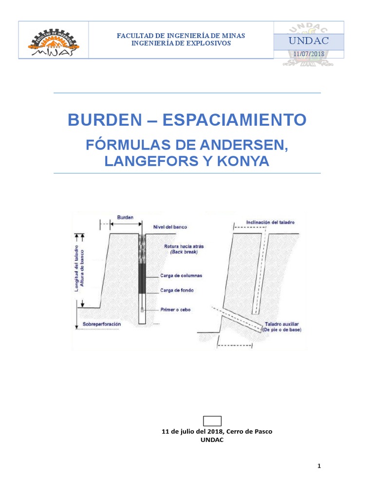 Burden | PDF | Calcita | Minería