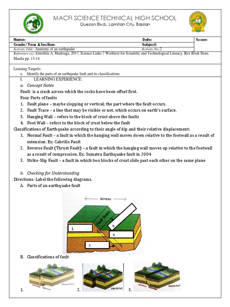 Science 10 Worksheet 2 | PDF
