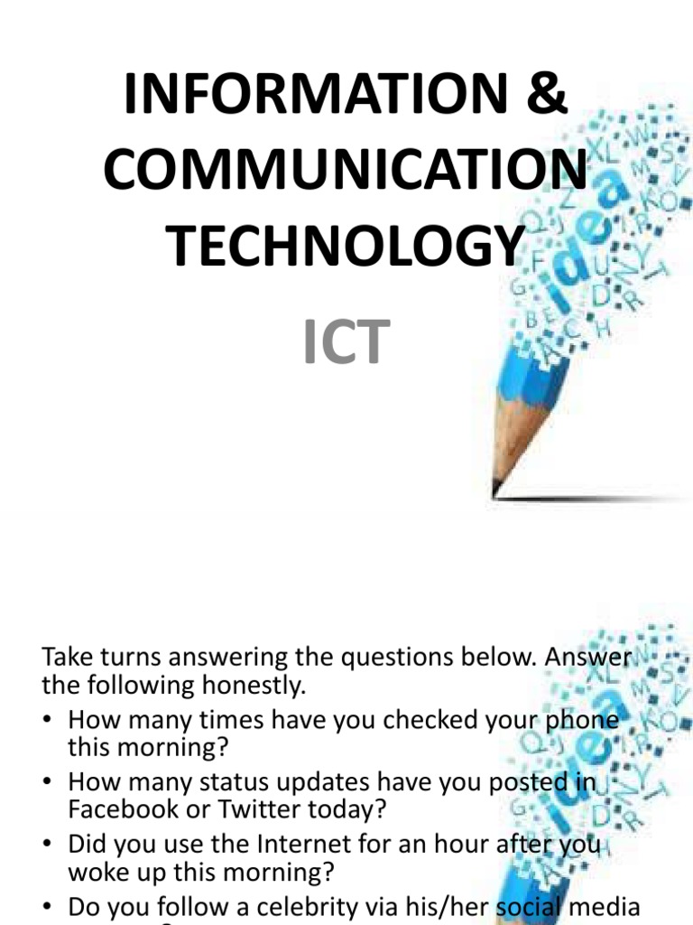 Information & Communication Technology | PDF | Web 2.0 | World Wide Web