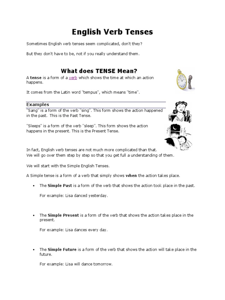 English Verb Book | PDF | Grammatical Tense | Perfect (Grammar)
