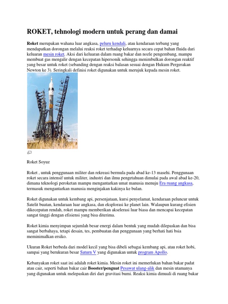 ROKET | PDF | Sejarah