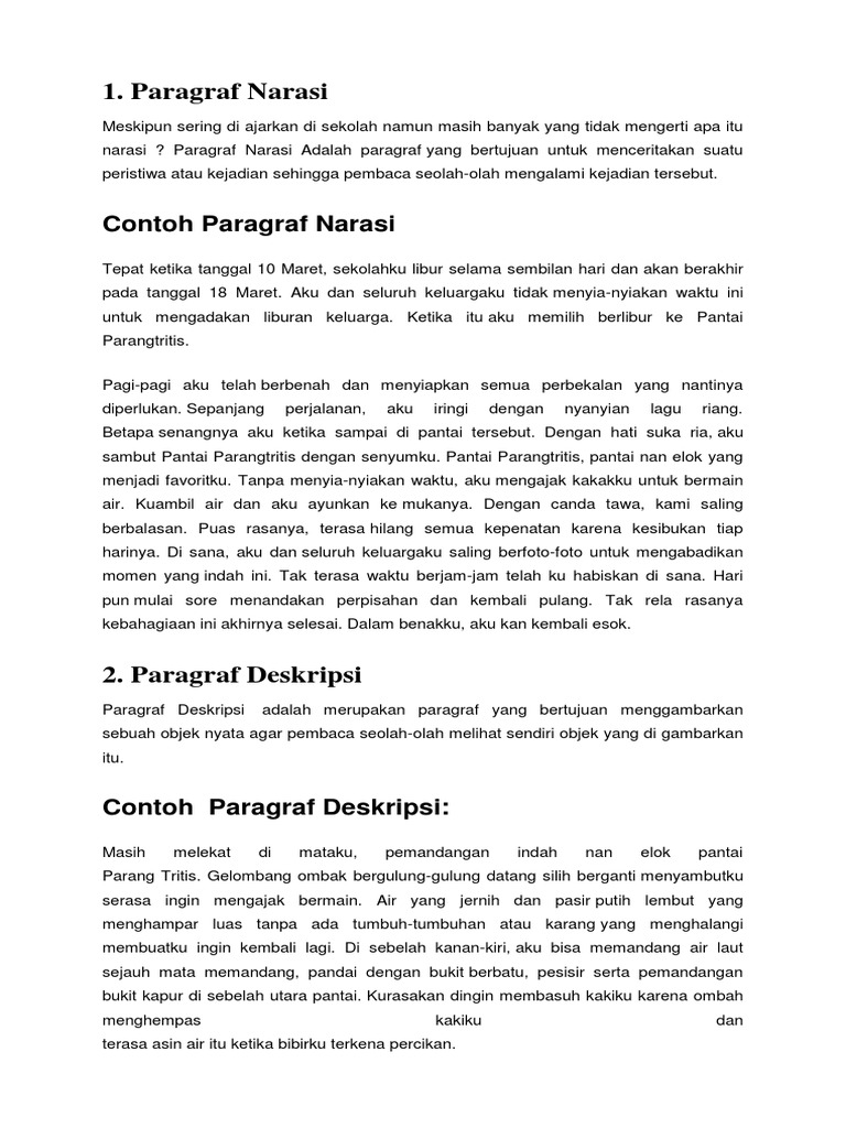 Contoh Pragraf | PDF