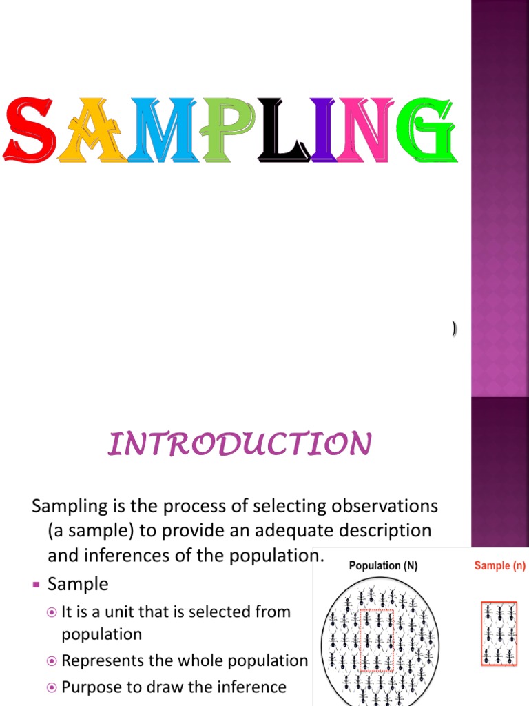 Sampling Design | PDF | Sampling (Statistics) | Bias