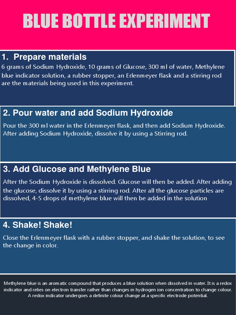 Blue Bottle Experiment with NaOH | PDF | Silver | Hydroxide