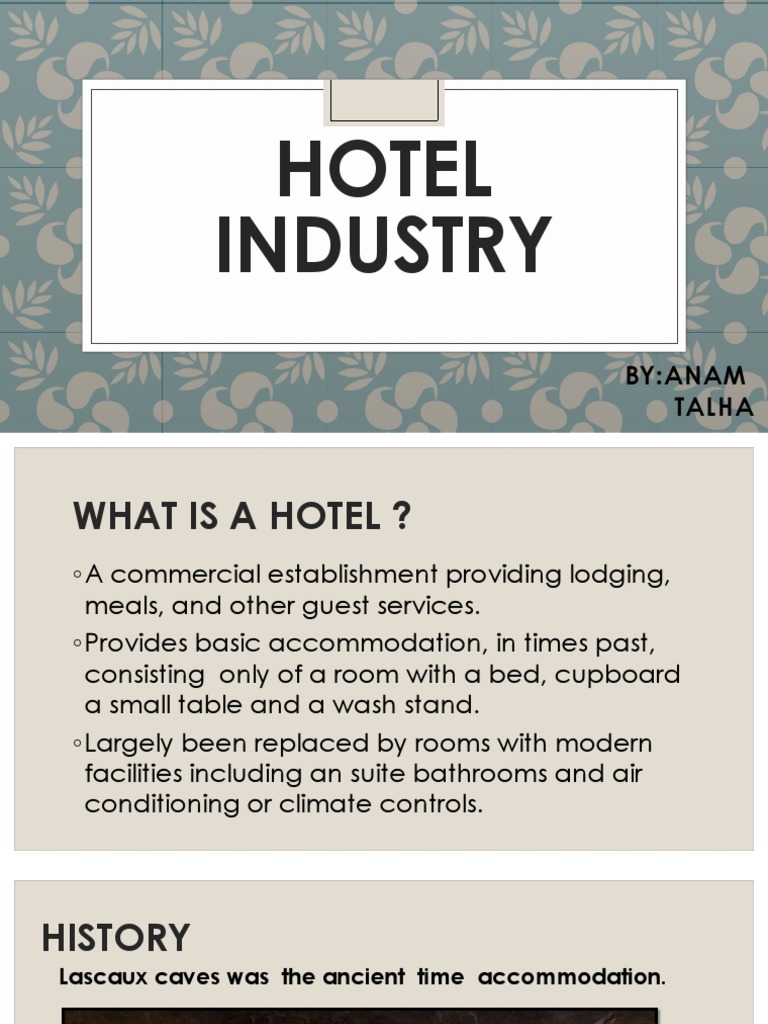 Hotel Industry | PDF | Hospitality Industry | Hotel
