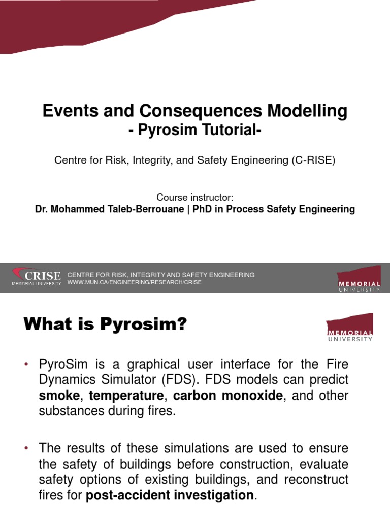 2.5 Pyrosim Tutorial | PDF | Fires | Engineering