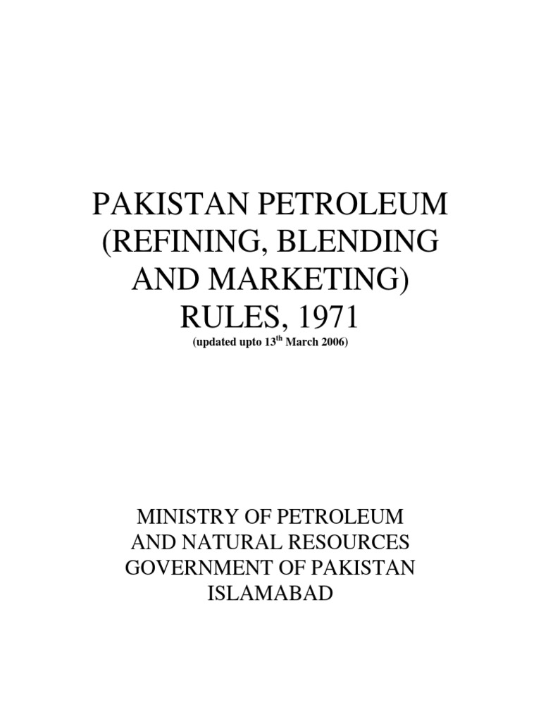 Refining Blended Rules 1971 Am Mended 130306 | PDF | Oil Refinery ...