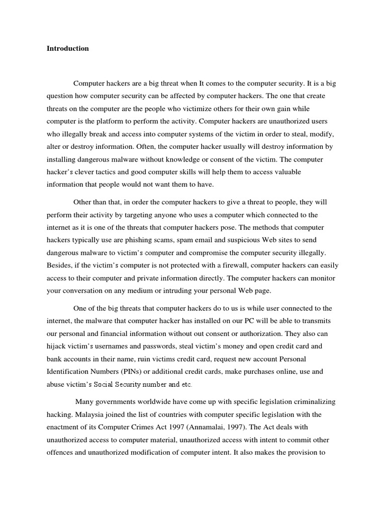 Cyberlaw Assignment | PDF | Cybercrime | Security Hacker